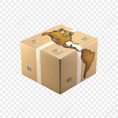 핀 위치를 위한 골판지 상자 3d 배송 또는 골판지 상자 3d 핀 위치 배송수송사업 Png 일러스트 무료 다운로드 Lovepik