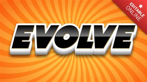 Evolve Black Friday Text Effect Generator