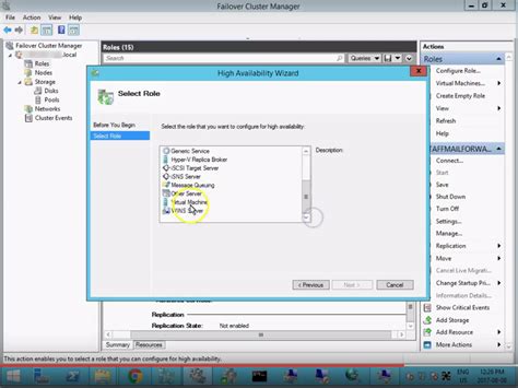 The OptionKey Blog How To Make A Hyper V Guest VM Highly Available HA