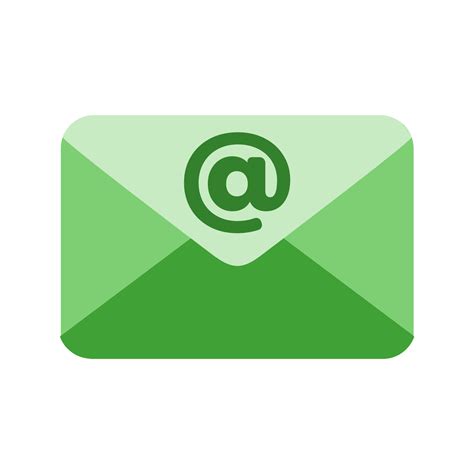 Email Icon Green Image For Free Download