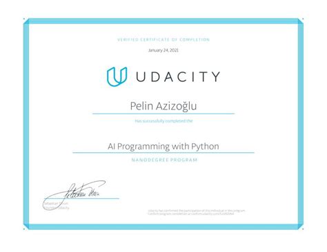 Pelin Azizoglu On Linkedin I Have Just Completed The Ai Programming