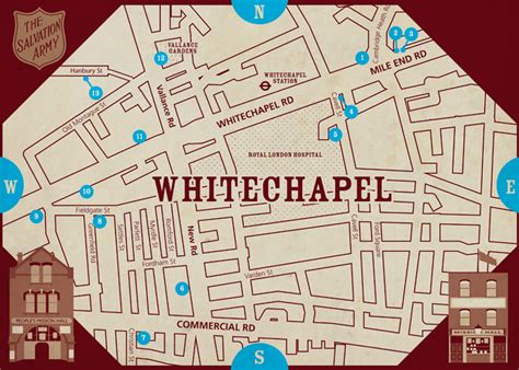 Map Of London Whitechapel