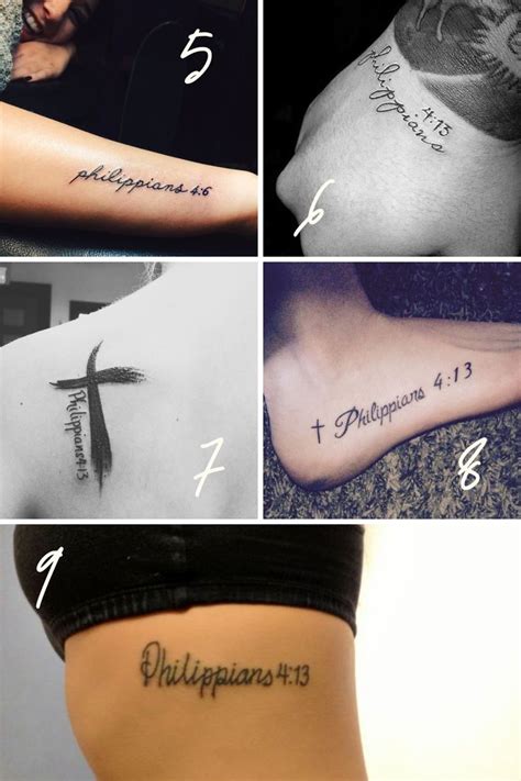 Philippians 4 13 Tattoo Ideas