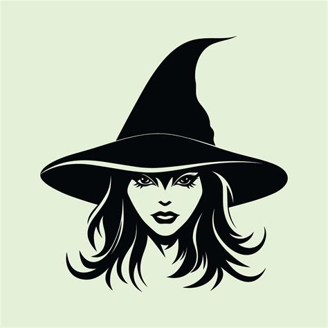 Halloween Witch Face Artwork For The Holiday Season 27770394 Vector Art