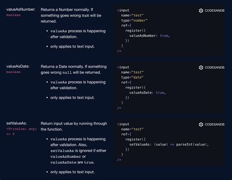 SetValueAs Doesn T Work For Checkboxes And Radio Inputs Issue React Hook Form React