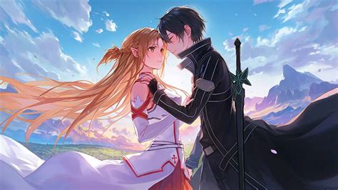 Kirito Asuna Wallpaper Kirito And Asuna Wallpapers Wallpaper Cave