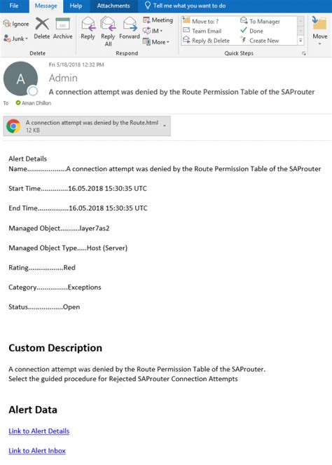 Monitoring The SAProuter With SAP Solution Manager Layer Seven Security