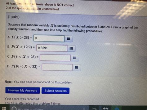 Solved Suppose That Random Variable X Is Uniformly