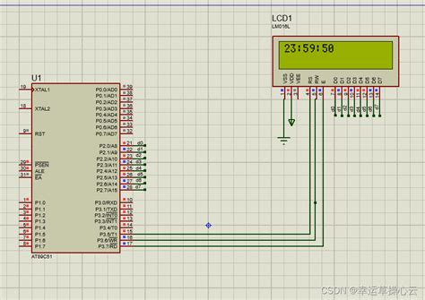 用lcd1602制作简单的时钟显示在lcd1602上制作电子时钟“00 00 00” Csdn博客