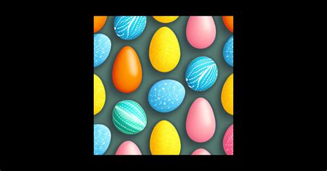 Easter Pattern Easter Sticker Teepublic