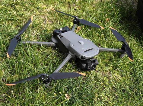 Detailed Of A High Tech Drone With Large Sensors And Multifunctional