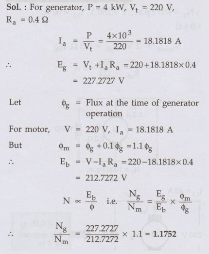 Torque And Speed Equations Speed Regulation Dc Motors