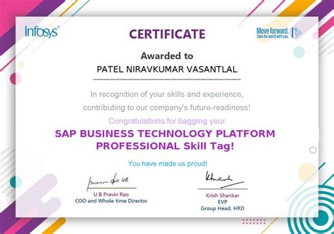 Nirav Patel On Linkedin Infosys Sapbtp Sapabap Sapfiori Sap