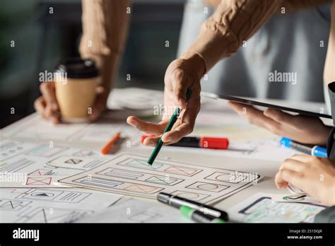 creative ux ui design brainstorming session with designers