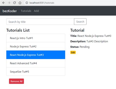 React Node Js Mysql Crud Example Dev Community