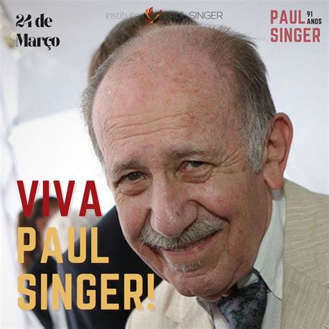 Paulsinger 91anos Economiasolidaria Instituto Paul Singer