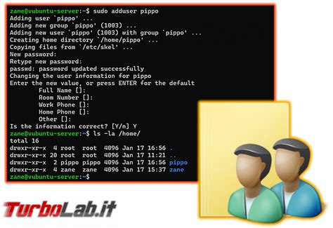 Linuxubuntu Come Creare Un Utente Da Linea Di Comando Guida Rapida