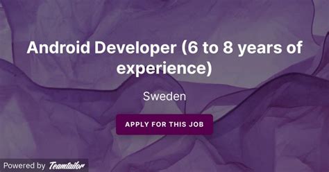 mariana lepassar on linkedin android developer 6 to 8 years of
