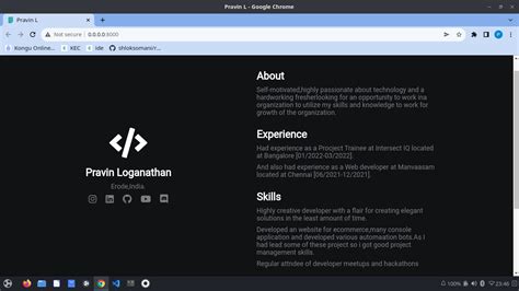 GitHub Pravinlsiye Simple Portfolio My Simple Portfolio