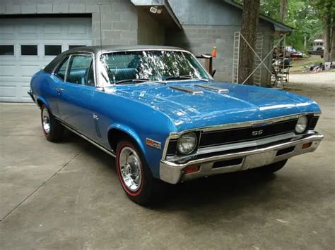 1969 L78 Nova 396375 Lemans Blue Frame Off Restored Gorgeous