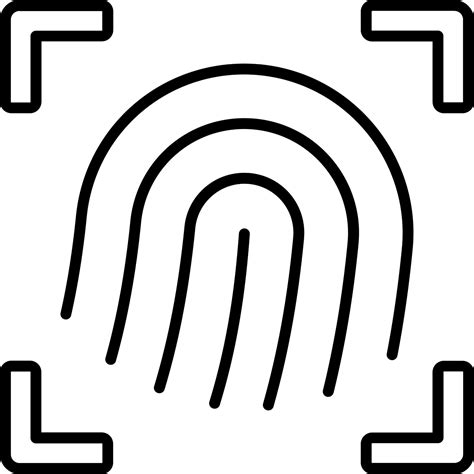 Biometrics Icon Style 20878850 Vector Art At Vecteezy