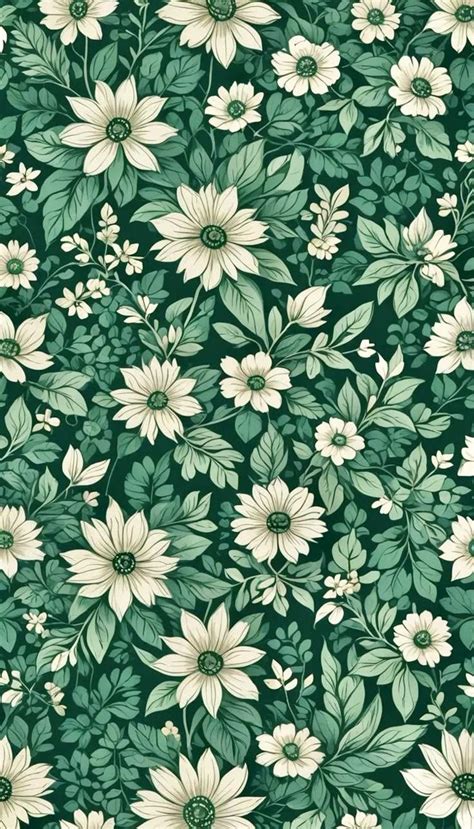 Green And Cream Iphone Wallpaper Green And Cream Flower Wallpaper