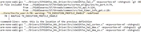 Solved A Bug About Using Execution Profile Kit In Threadx