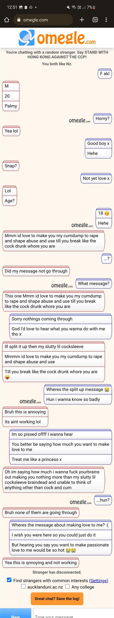 Someone Didnt Get The Message I Was Definitely Getting Them Though 🙄 Romegle