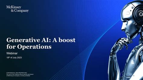 Generative Ai A Boost For Operations Presentation Pdf