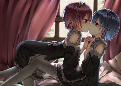 Rem And Ram Rezero Kara Hajimeru Isekai Seikatsu Drawn By Ginhaha