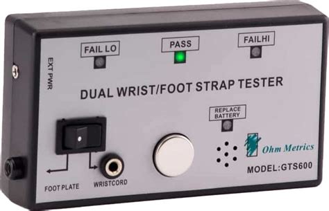 Transforming Technologies Gts600m Wrist Strap And Foot Tester Monitor Only 9v Battery Tequipment
