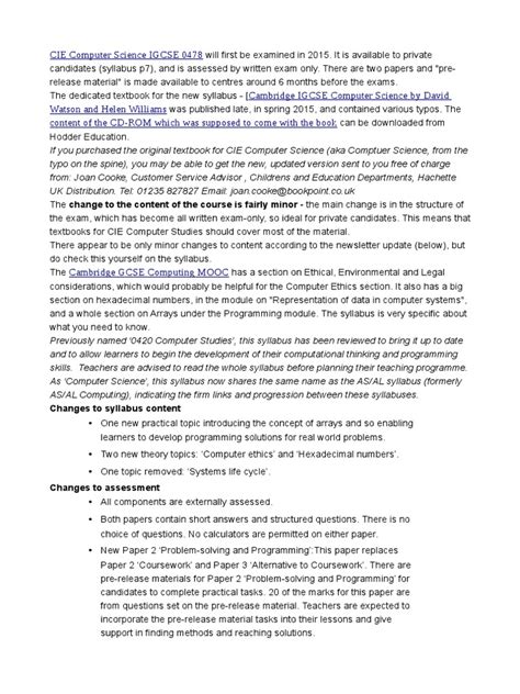 Guide Pdf Computer Programming Areas Of Computer Science
