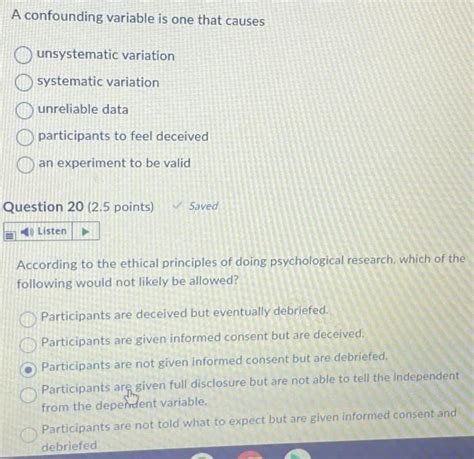 solved a confounding variable is one that causes