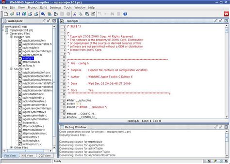 Webnms C Snmp Agent Snmp Agent Tl1 Agent Cli Agent Multiprotocol Agent Development Experience