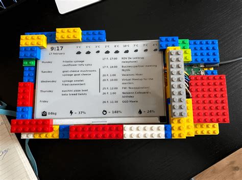 A Personal Raspberrypi Powered Eink Dashboard Rraspberrypi