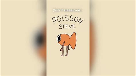 Le Poisson Steve English Version Youtube