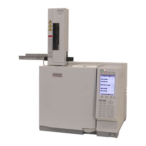 Shimadzu Gc 2010 Plus Manuals Manualslib