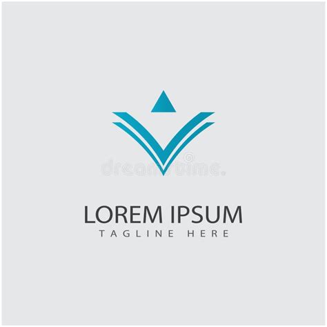 Stylized Trident Logo Vector And Symbol Design Stock Illustration