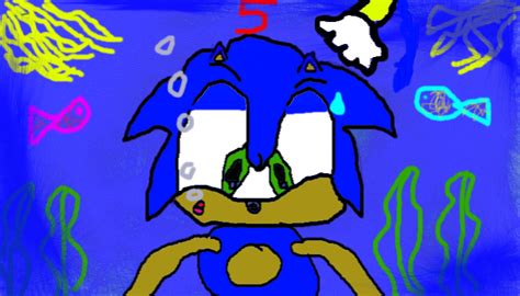 Sonic In Water By Shadowhe On DeviantArt