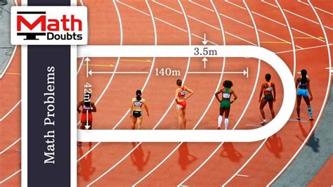 Learn How To Find Area Of A Running Track Of 3 5 Meters Width And It Consists Of Two Rectangle