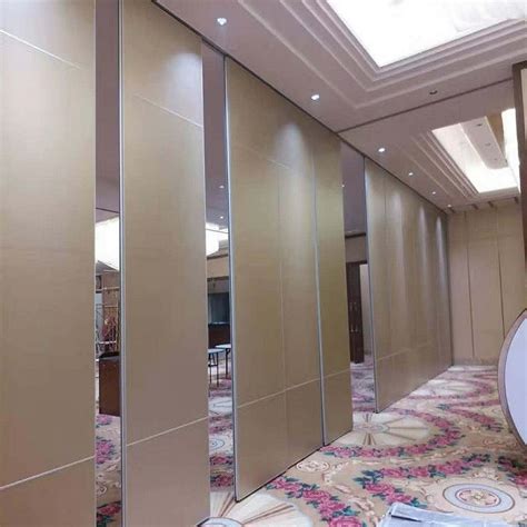 Hotel Soundproof Operable Walls System Folding Screen Room Restaurant Acoustic Movable