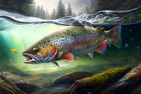 Rainbow Trout Art Project At Jade Dennys Blog