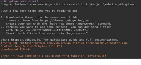 R Blogdown Error Couldnt Find Function Invalidutf8 Stack Overflow