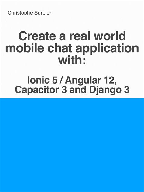 Learn Ionic And Django Day By Day