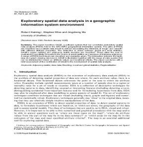 Exploratory Spatial Data Analysis