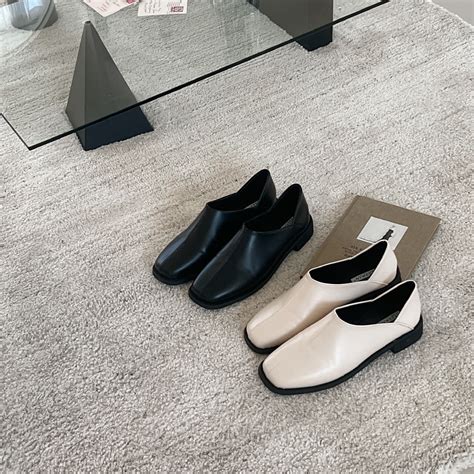 V403 로퍼 뮬 여성 구두 단화 스퀘어 마일로 블로퍼 드라이빙슈즈 여자 신발 추천 가죽 편한 정장 20대 명품 캐주얼 발볼넓은 굽낮은 끈없는 임산부 청바지 에이블리