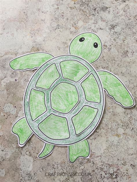 Sea Turtle Template Printable Craft How To Create A Turtle Get