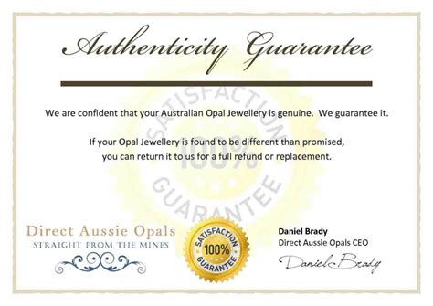 Free Printable Certificate Of Authenticity Templates Resume Acur Within