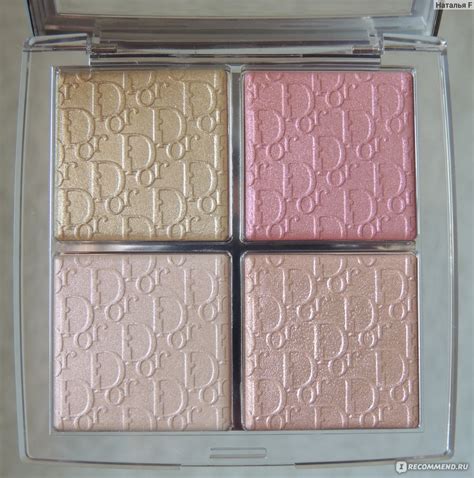 Палетка хайлайтеров Dior BACKSTAGE GLOW FACE PALETTE - «Любимая палетка ...