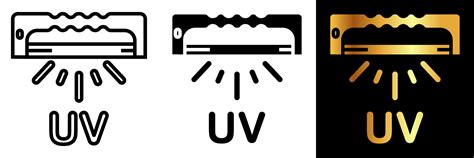The Uv Light Source Icon Symbolizes The Essential Component In Various Applications From Curing